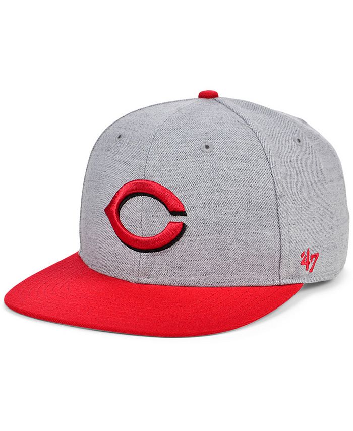 '47 Brand Cincinnati Reds Dimensions Snapback Cap - Macy's