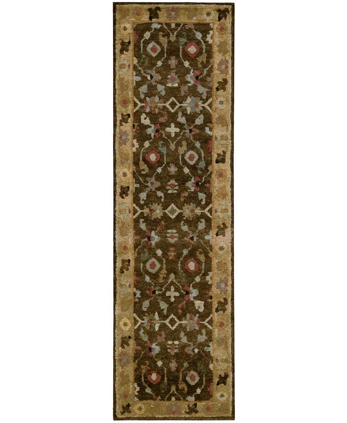 Nourison Home Tahoe TA10 Coffee 2'3" x 8' Runner Rug - Macy's