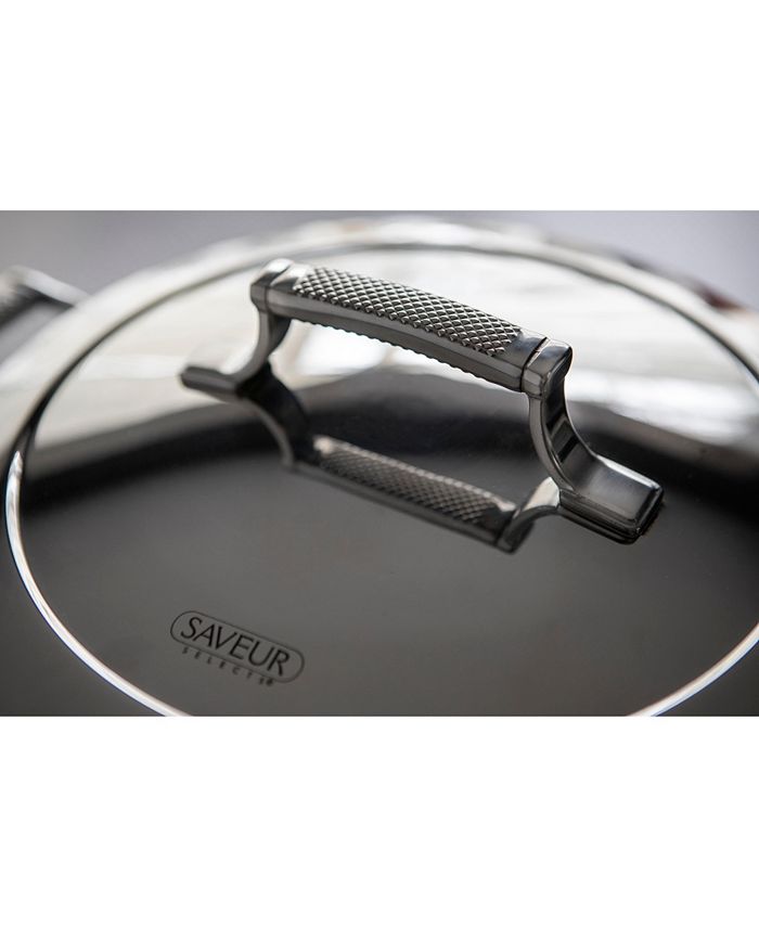 SAVEUR SELECTS Voyage Series Tri-Ply Stainless Steel 8-Pc. Cookware Set ...