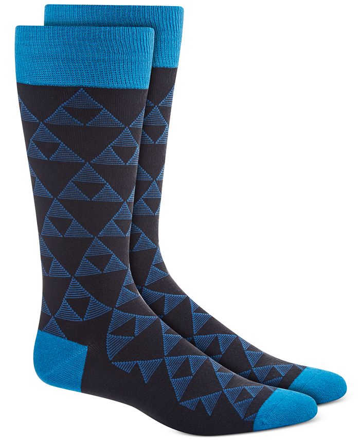 Alfani Men's Linear Triangle Socks, Created for Macy's - Macy's
