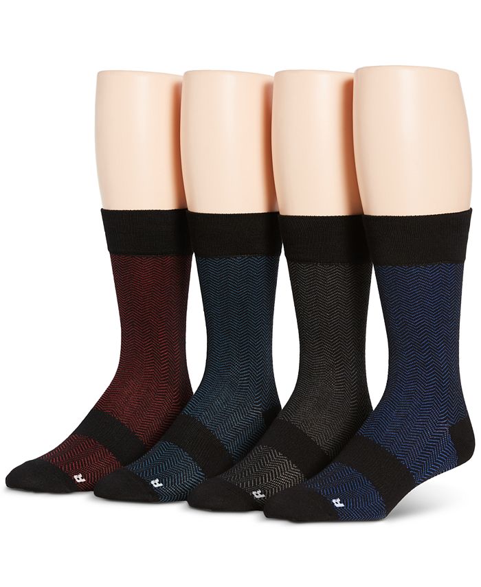 Perry Ellis Portfolio Perry Ellis Men's 4-Pk Soft Luxury Socks - Macy's