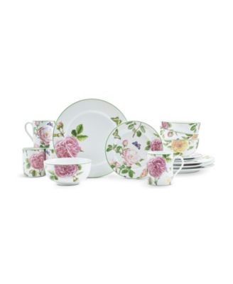 Spode Home Roses 16 Piece Set - Macy's
