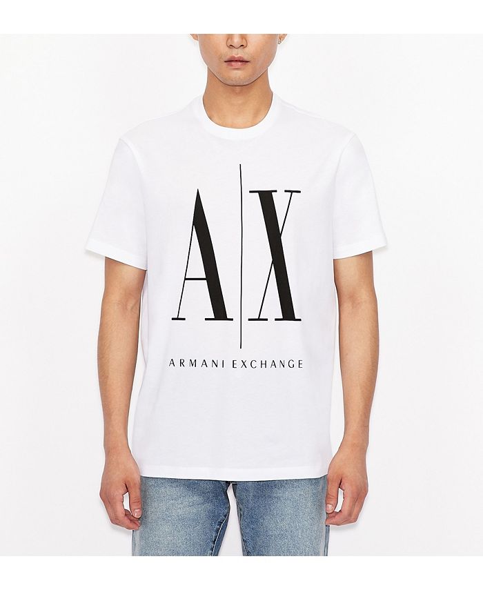 A|X Armani Exchange Men's Printed Icon Logo T-Shirt - Macy's