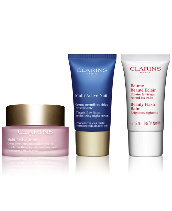 Clarins Limited Edition Essentials Care Gift Set, 3 Piece - Macy's