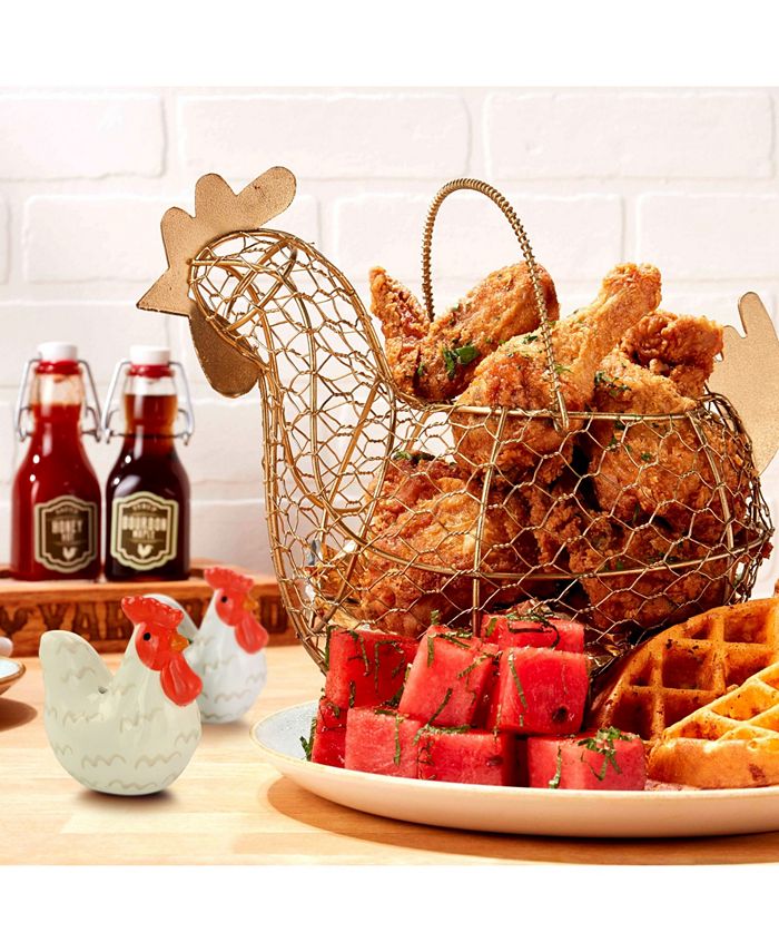 Urban Market Life On The Farm Collection Stoneware Rooster Matching ...