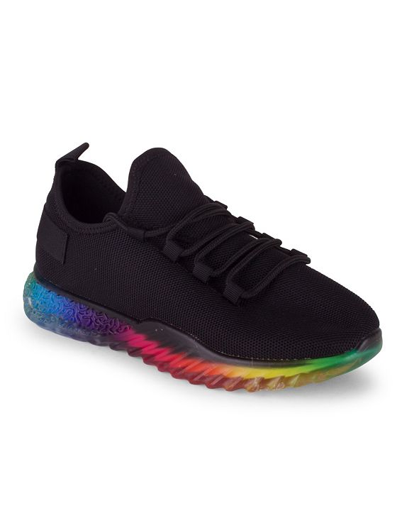 Wanted Women's Affinity Lace Up Rainbow Sole Sneakers & Reviews ...