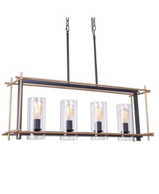 Home Accessories Parry 8" 4-Light Indoor Chandelier with Light Kit - Macy's