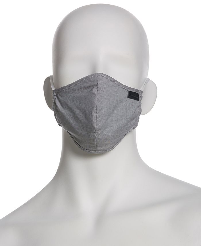Perry Ellis Men's and Women's Reusable Rounded Woven Fabric Face Masks ...