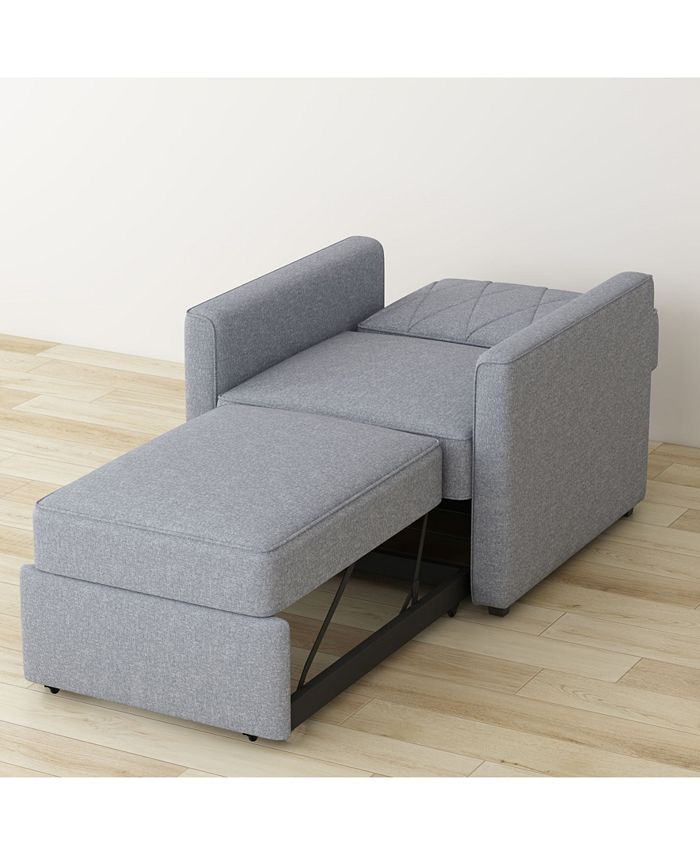 Gold Sparrow Riverside Convertible Arm Chair Bed - Macy's