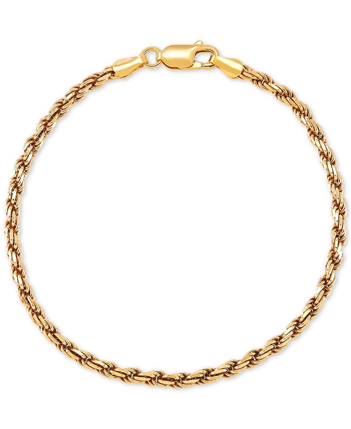 Click here for Giani Bernini Rope Link Chain Bracelet (2-5/8mm) i... prices