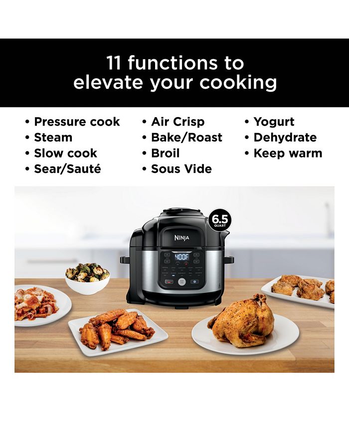 Ninja Foodi® 11-in-1 6.5-qt Pro Pressure Cooker + Air Fryer with ...