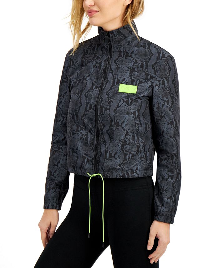 GUESS Snake Windbreaker Jacket - Macy's