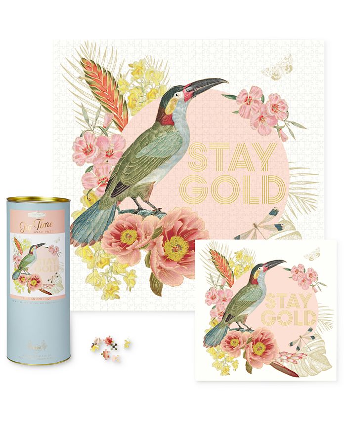 Designworks Ink Toucan Collage Puzzle, 1,000 Pieces - Macy's