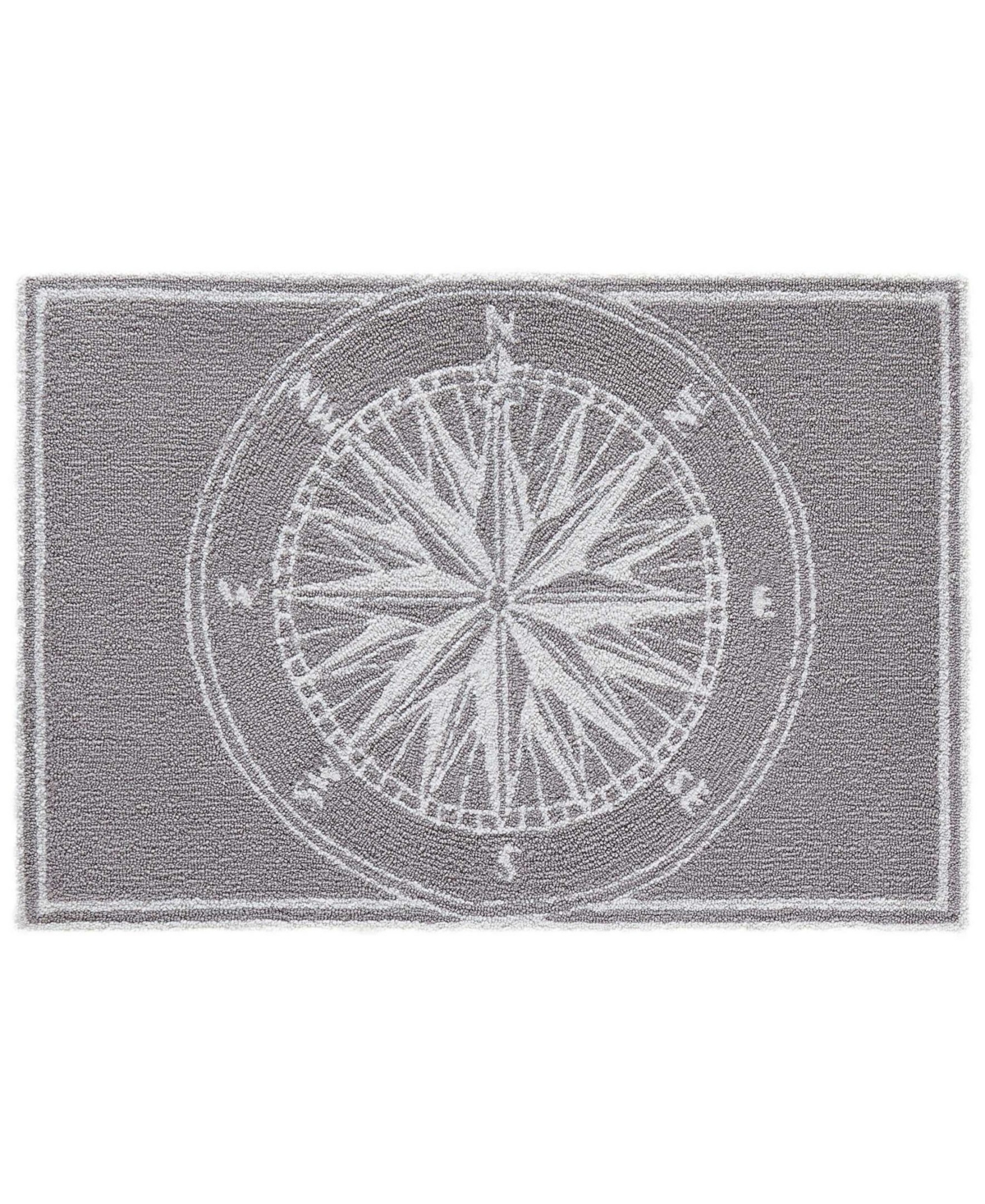 Click here for Liora Manne Frontporch Compass Black and Gray 26 x... prices