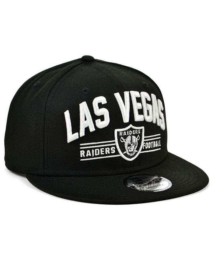 New Era Las Vegas Raiders Arch Wordmark 9FIFTY Cap - Macy's