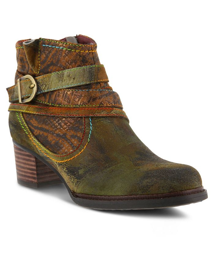 L'Artiste Women's Shazzam Hand-Painted Booties - Macy's