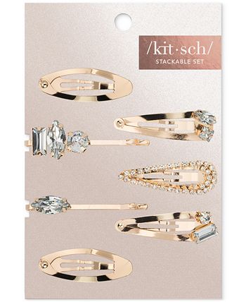 Kitsch Micro Stackable Snap Clips 7pc Set - Macy's