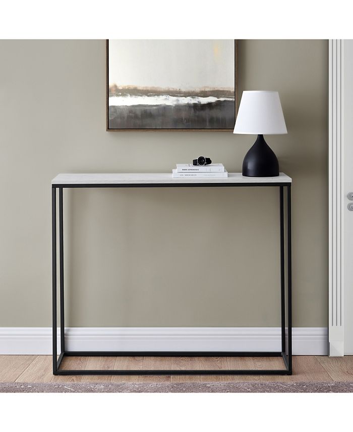 Walker Edison 42" Open Box Entry Table - Macy's
