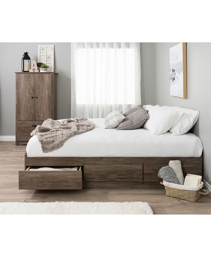 Prepac King Mate's Platform Storage Bed with 6 Drawers - Macy's