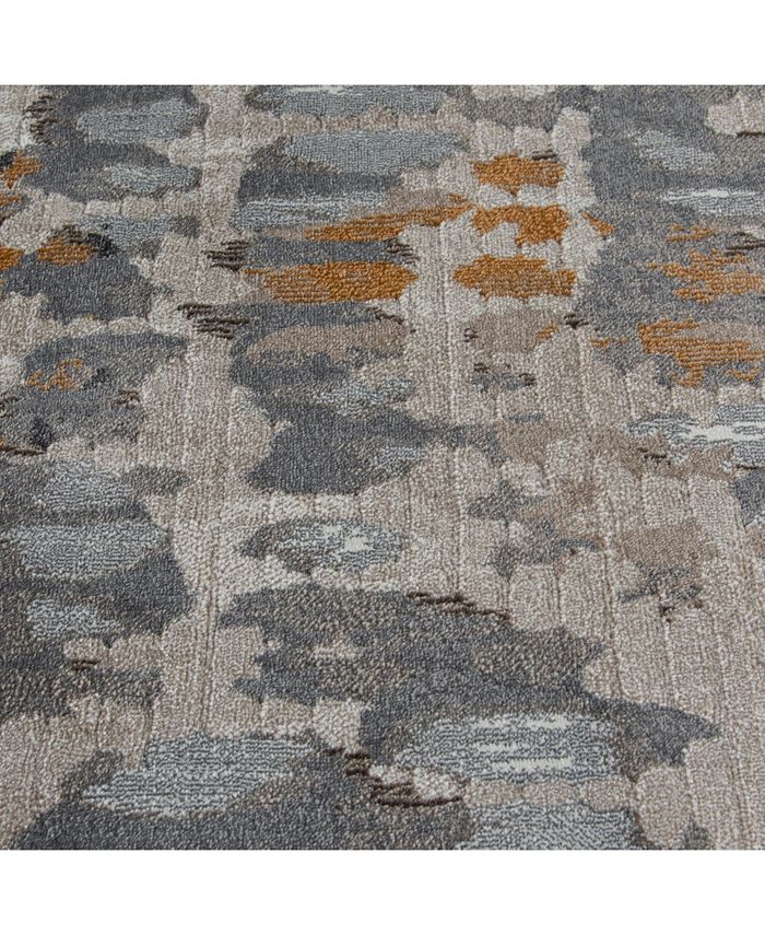 Portland Textiles Adorn Zed White 5' x 7'6" Area Rug - Macy's