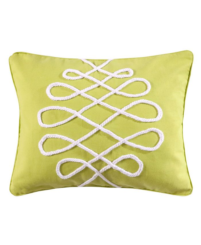 Levtex Deva Beach Lime Decorative Pillow, 14" x 18" - Macy's