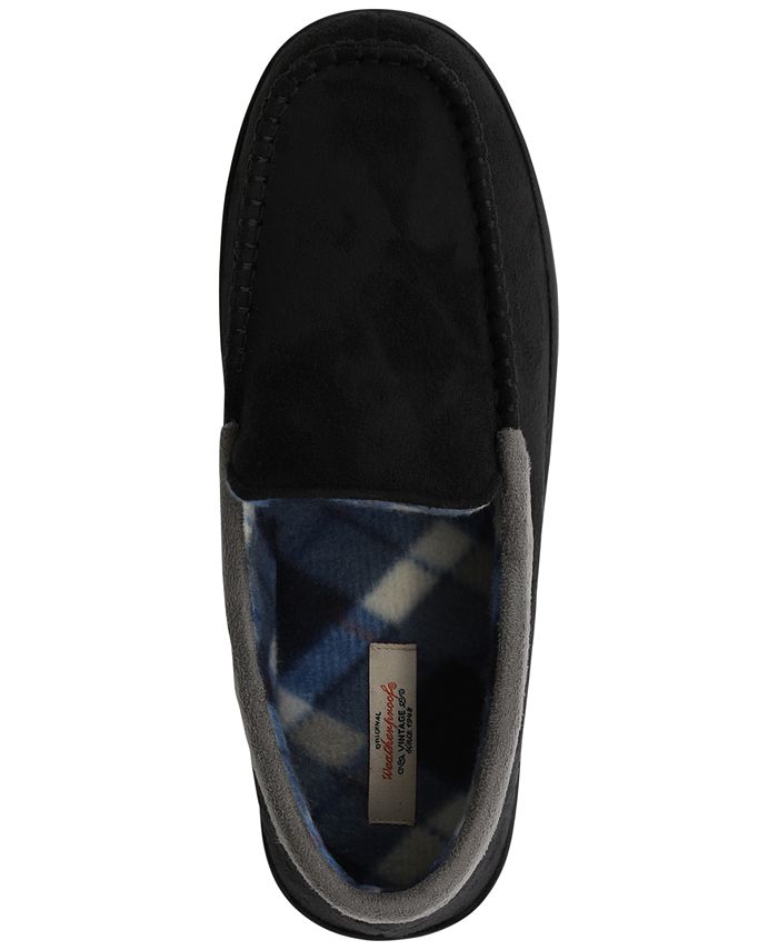 Haggar Weatherproof Vintage Men's Faux-Suede Fleece-Lined Moc-Toe ...