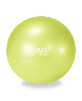Pure Fitness 55cm Exercise Stability Ball - Macy's