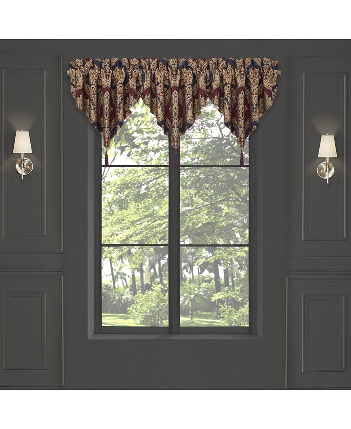 J Queen New York Middleton Ascot Window Valance - Macy's