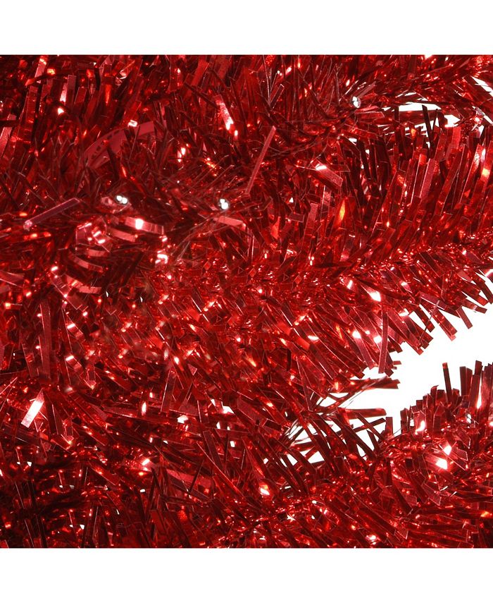 National Tree Company National Tree 3 ft. Red Tinsel Tree - Macy's