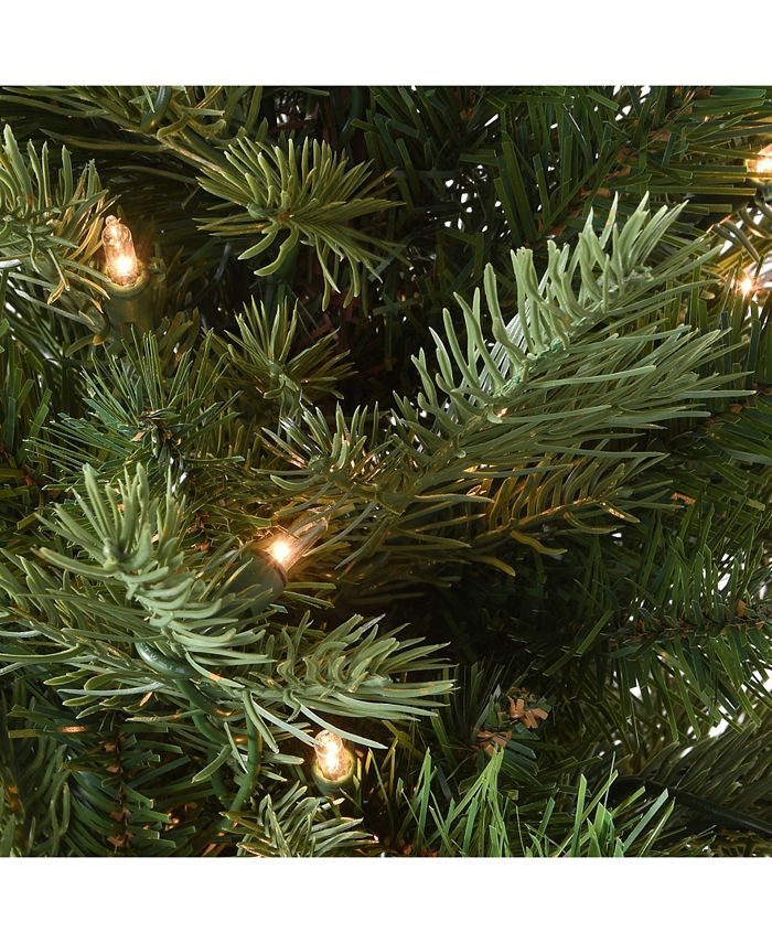 National Tree Company 3' "Feel Real" Nordic Spruce Small Tree in Burlap ...