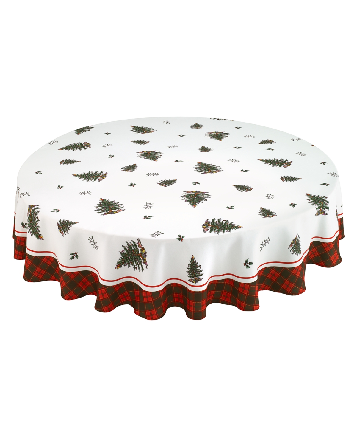 Click here for Spode Christmas Tree Tartan Multicolored 70 Round... prices