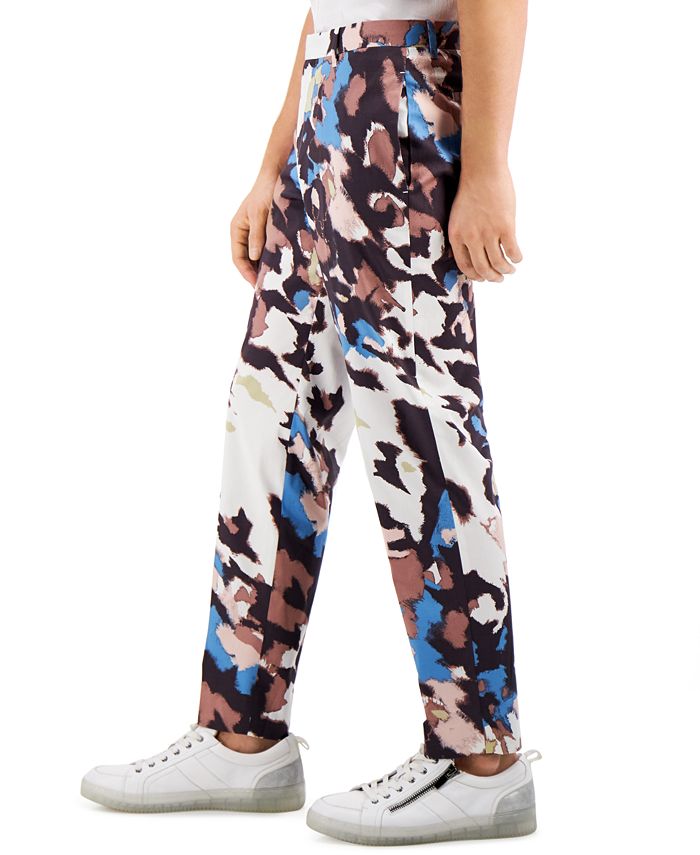 INC International Concepts Men's Watson Abstract Printed Slim Fit Pants ...