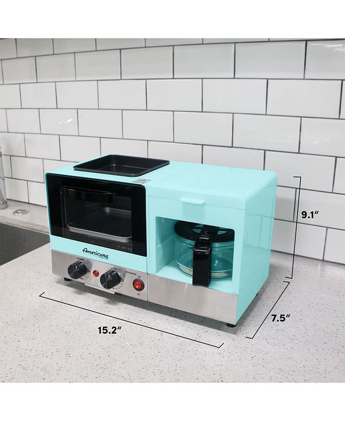 Elite Gourmet 3-in-1 Breakfast Center Station, 4-Cup Coffeemaker ...