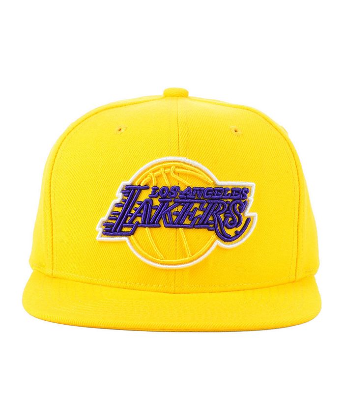 Mitchell & Ness Los Angeles Lakers Team Color Neon Snapback Cap - Macy's