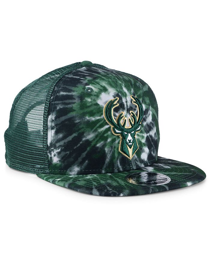 New Era Milwaukee Bucks Tie Dye Mesh Back Cap - Macy's