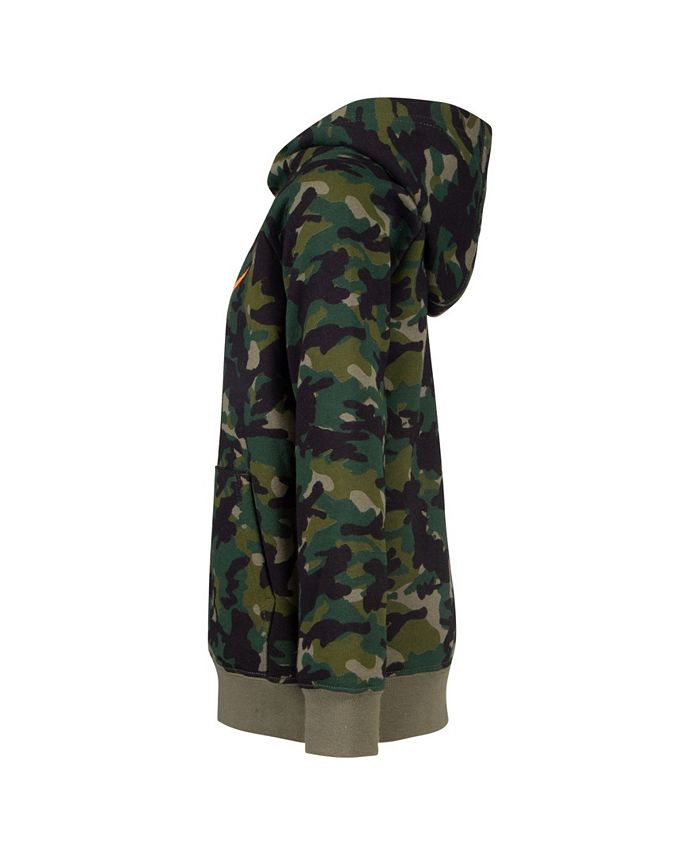 Nike Little Boys Camo Printed Fleece Hoodie - Macy's