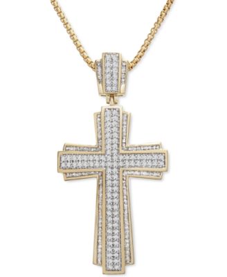 Macys mens crucifix necklace store