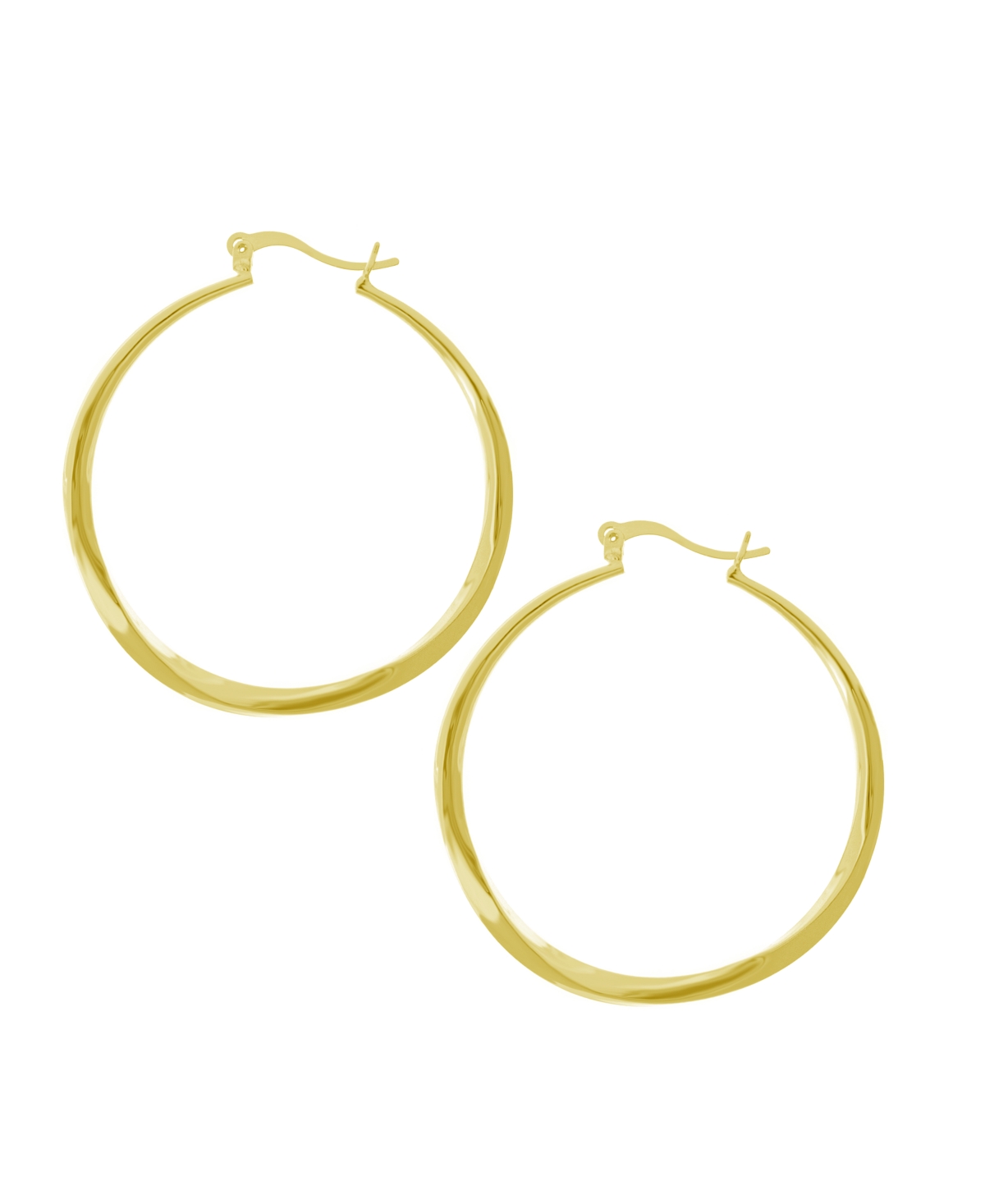 Click here for And Now This Medium Organic Twist Hoop Earring in... prices