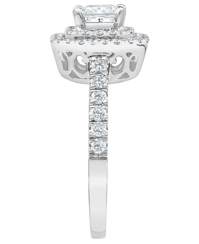 Macy's Diamond Bridal Ring Set (2 ct. t.w.) in 14K White Gold - Macy's