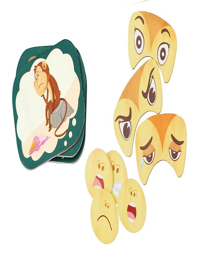 Chalk N Chuckles Role Play Monkey Expressions Game - Macy's