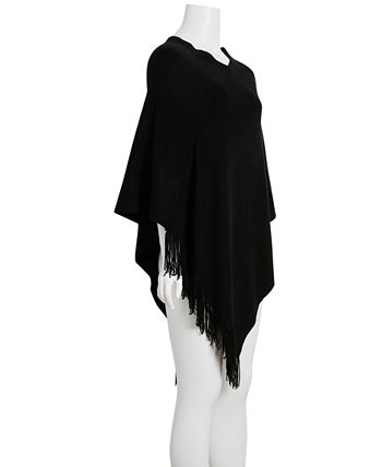 Cejon Back to Basics Fringe Poncho - Macy's