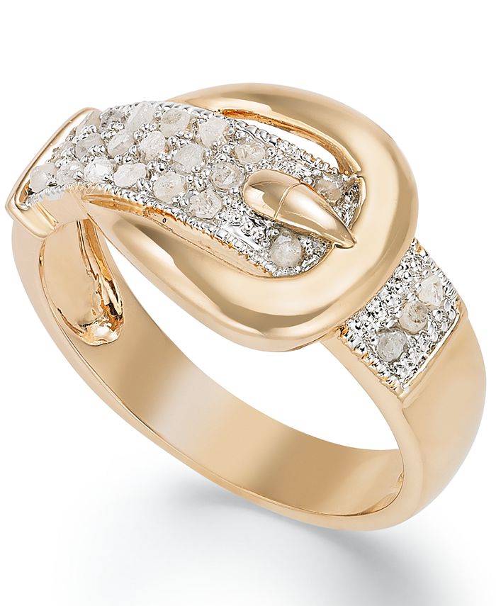 Victoria Townsend 18k Rose or Yellow Gold over Sterling Silver Diamond ...