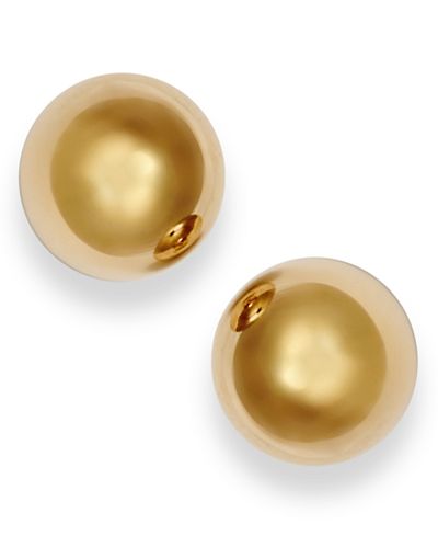 Signature Gold™ Ball Stud Earrings (6mm) in 14k Gold over Resin ...