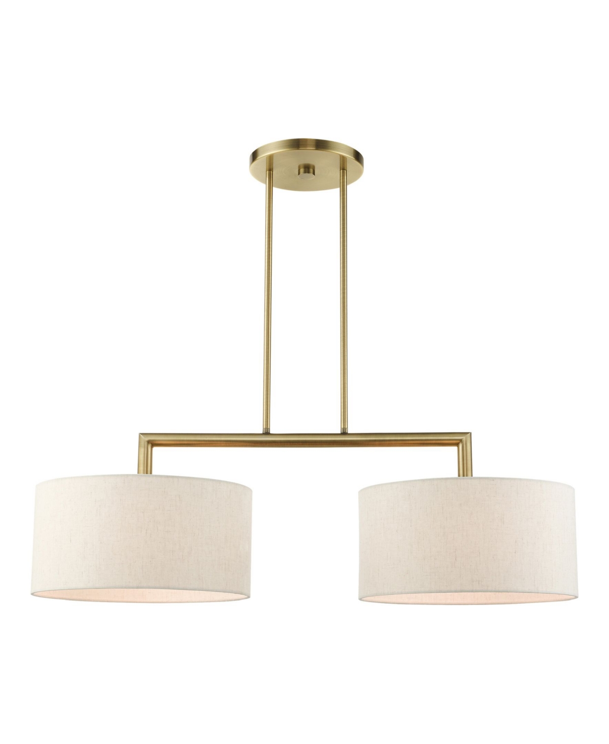 Click here for Meridian 2 Lights Linear Chandelier - Gold-Tone prices
