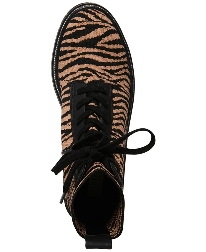 STEVEN NEW YORK Firenze Knit Combat Booties & Reviews - Boots - Shoes ...