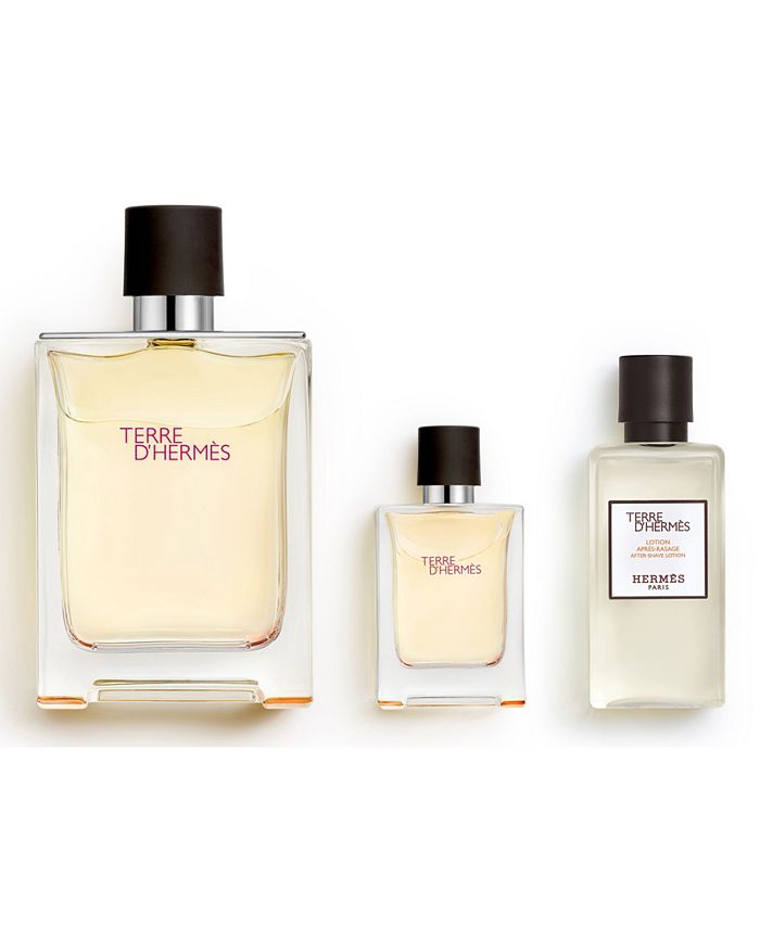 HERMÈS Men's 3-Pc. Terre d'Hermès Eau de Toilette Gift Set - Macy's