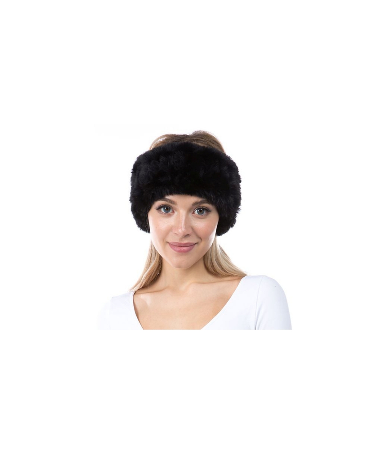 Click here for Marcus Adler Womens Plush Faux Fur Stretch Headban... prices