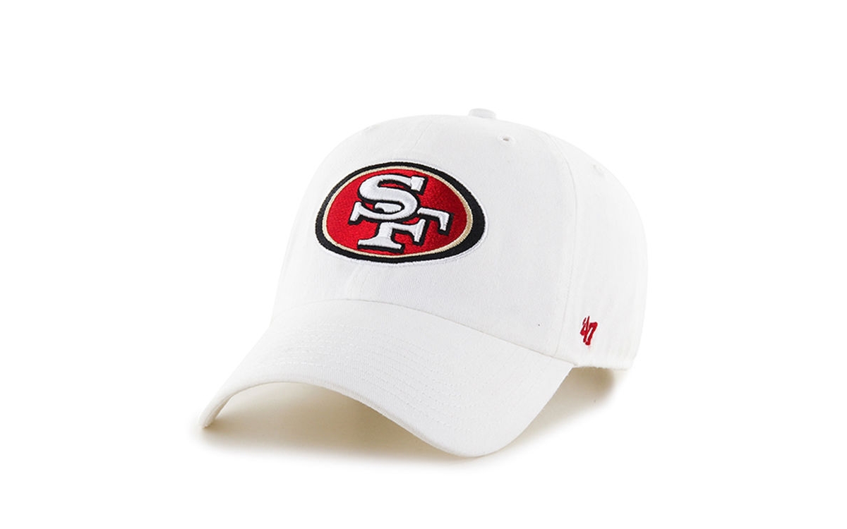 Click here for 47 Brand San Francisco 49ers Clean Up Cap - White prices