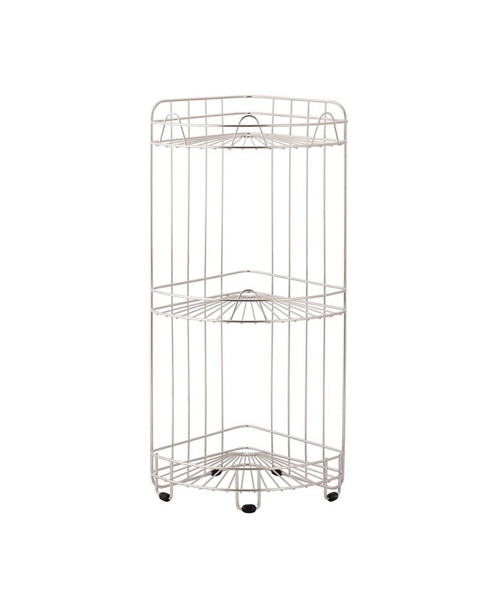 Neu Home 3 Tier Corner Spa Tower in Stainless Steel - Macy's