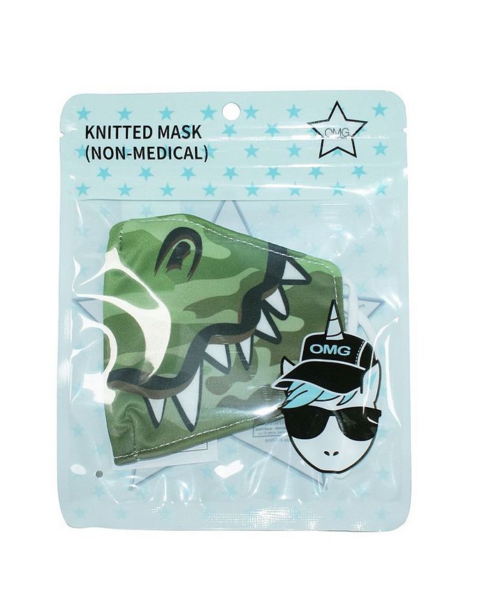 OMG! Accessories Scary Face Printed Face Mask - Macy's